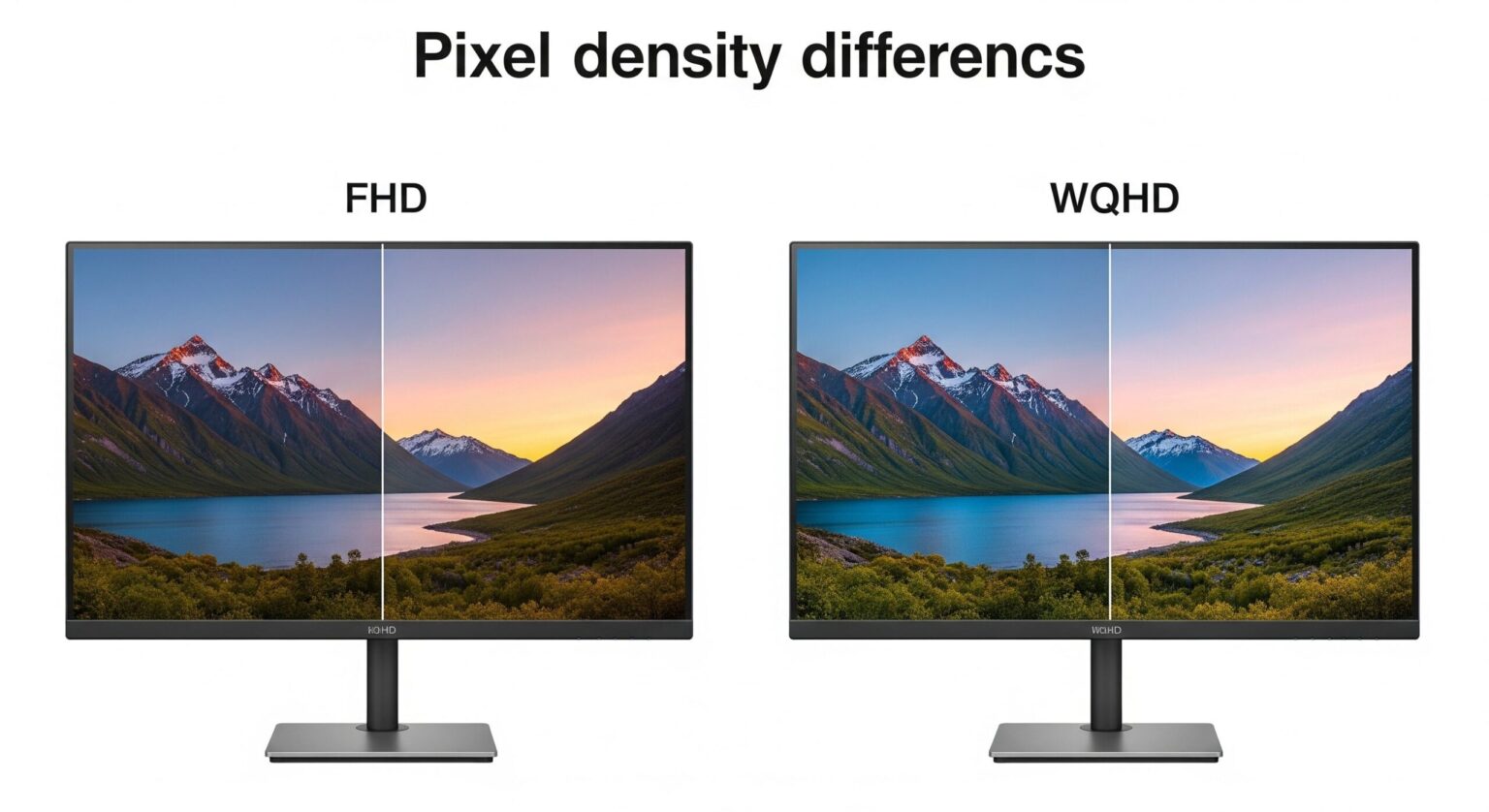 FHDとQHDの違いを徹底解説！モニター選びの決定版