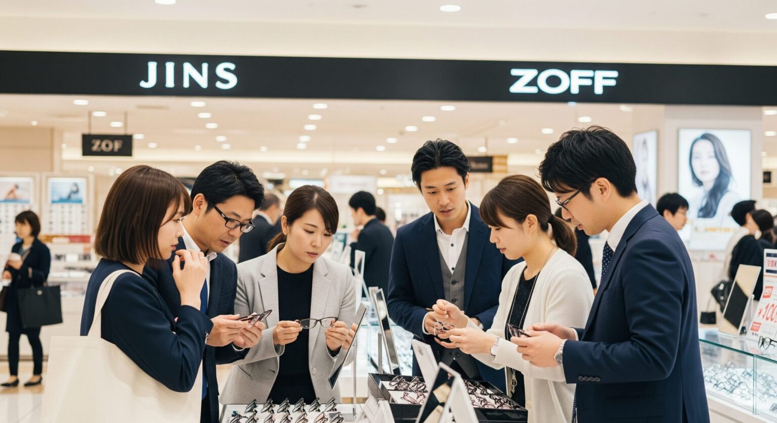 JINSとZoffどっちが安い？後悔しないメガネ選び完全ガイド【2025年版】